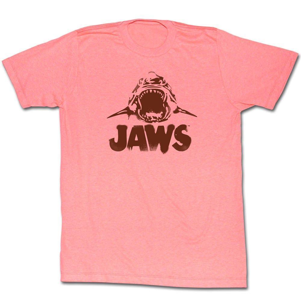 Shirts | Jaws Neon Coral Heather Adult Tshirt | Poshmark